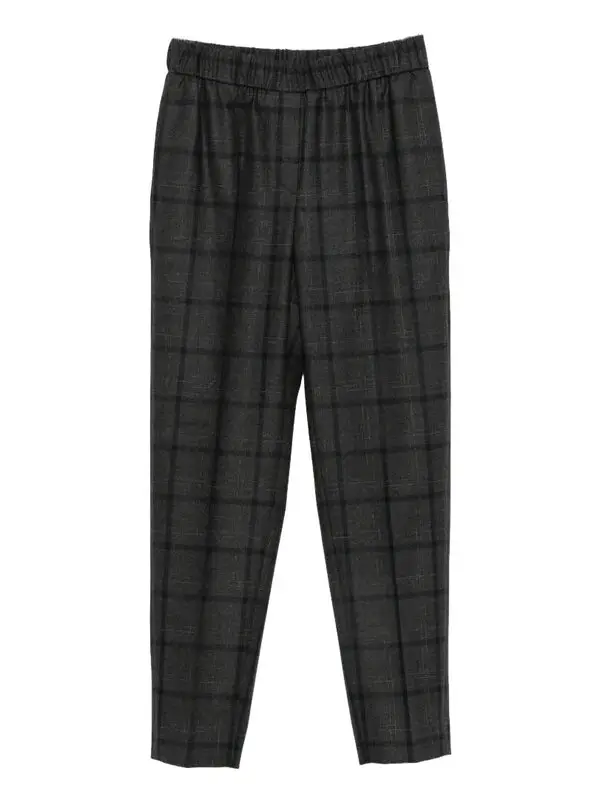 Peserico Tailored Wool Pants - Multicolor