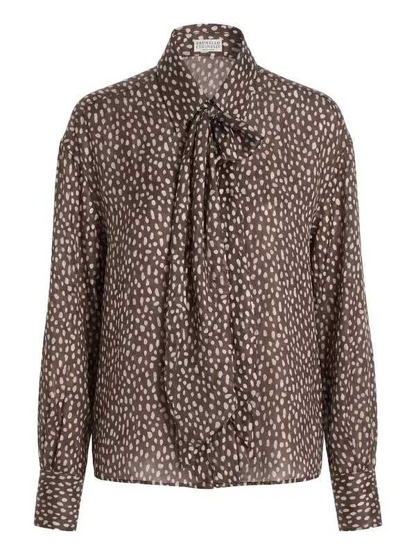 Brunello Cucinelli Cotton Shirt - Multicolor