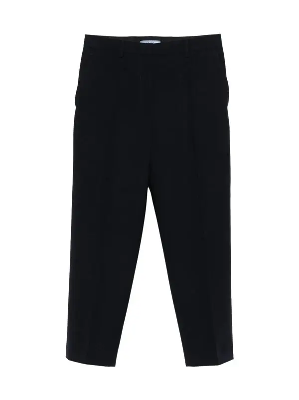 Prada Wool Straight Pants - Multicolor
