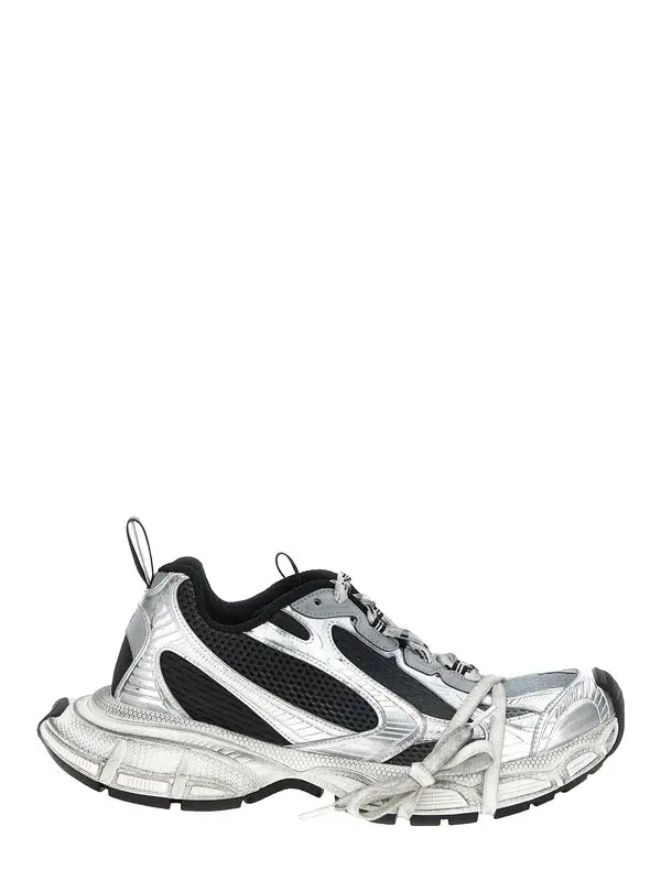 Balenciaga 3xl Mesh And Polyurethane Sneakers - Silver
