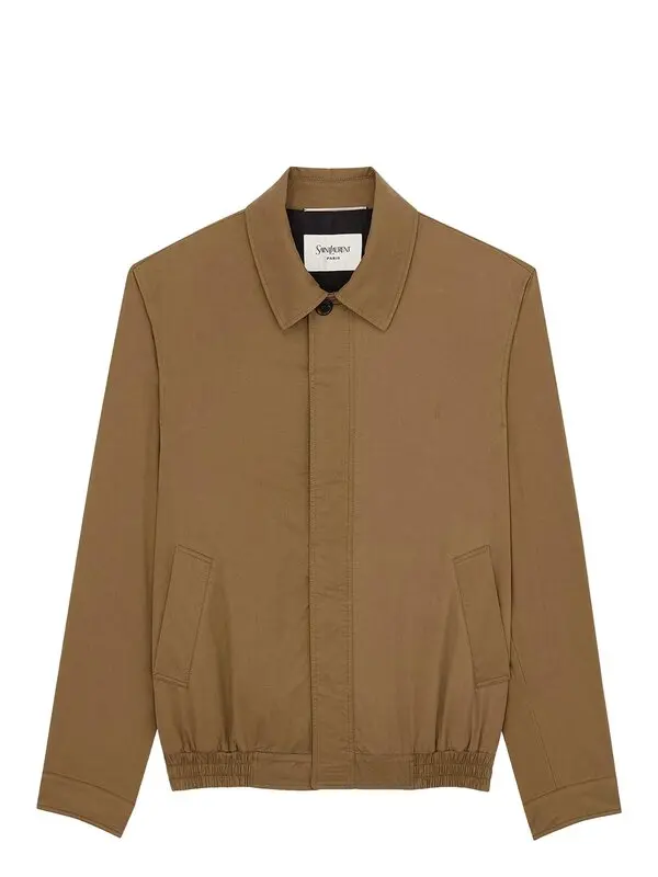 Saint Laurent Cassandre Cotton Jacket - Multicolor