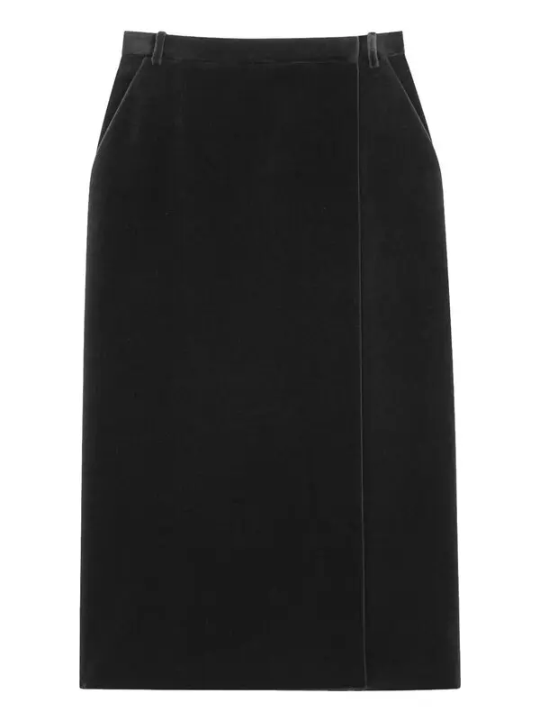 Saint Laurent Velvet Skirt - Multicolor