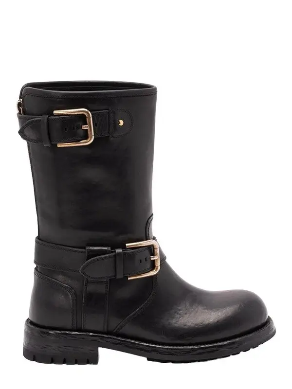 Dolce & Gabbana Biker Boots - Multicolor