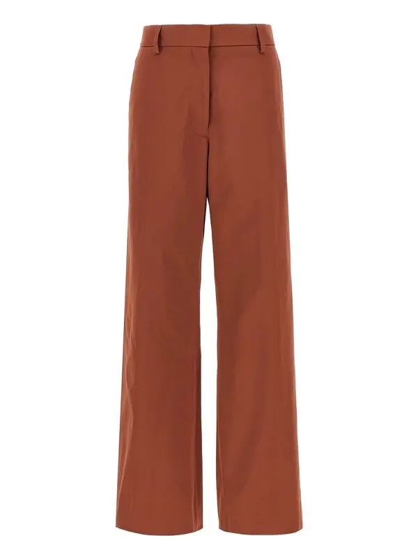Dries Van Noten Paxy Satin Pants - Red