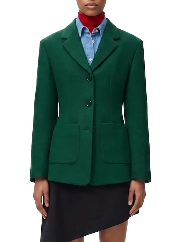 Loewe Wool Blend Jacket - Green