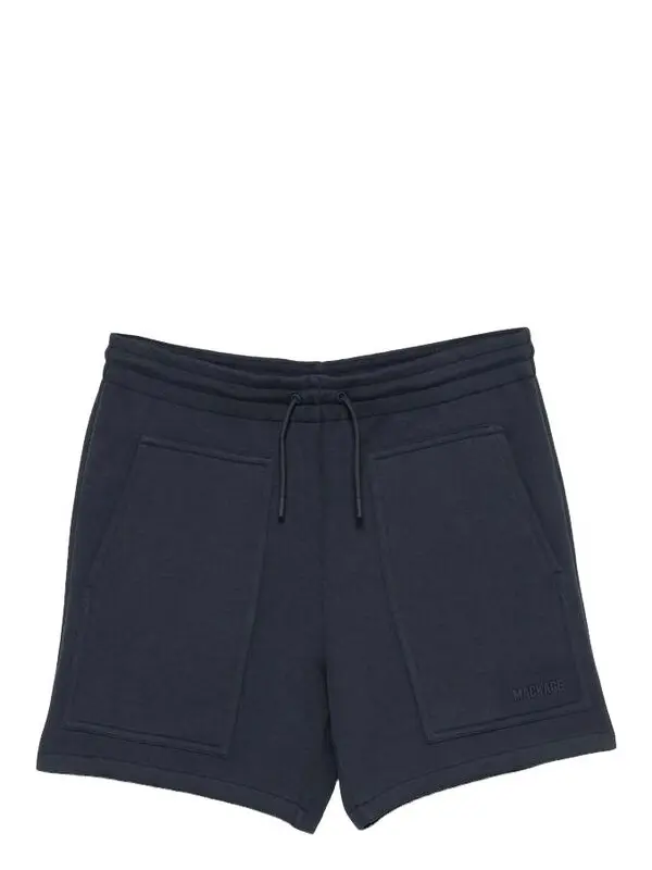 Mackage Track Shorts With Patch Pockets - Blue