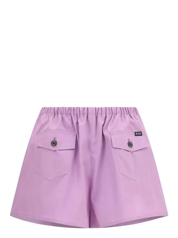 Prada Cotton Shorts - Purple