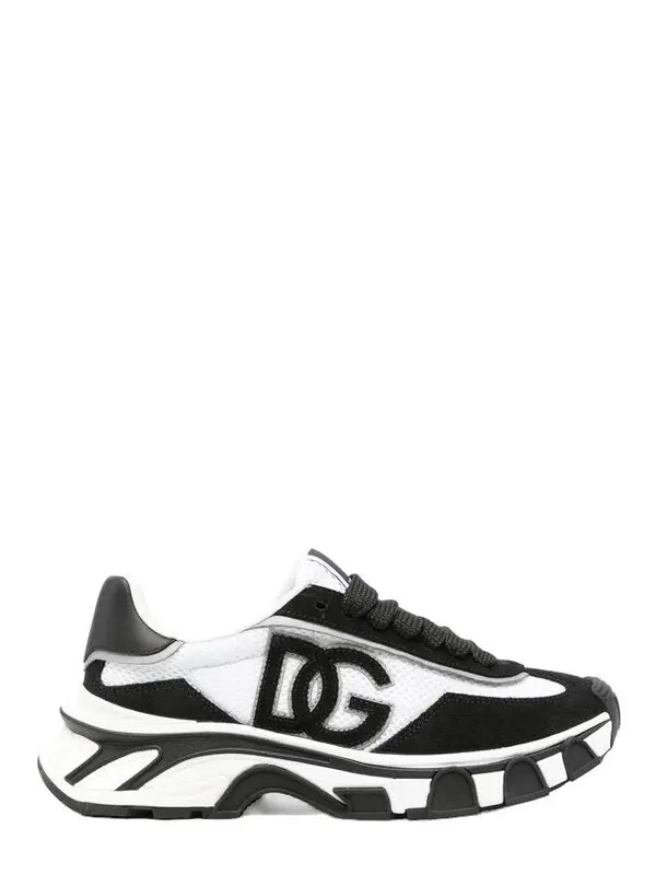 Dolce & Gabbana Logo Detail Lace-up Trainers - White