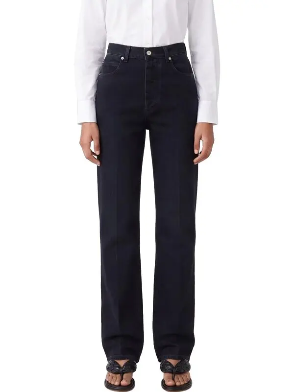 Bottega Veneta Straight Leg Jeans - Black