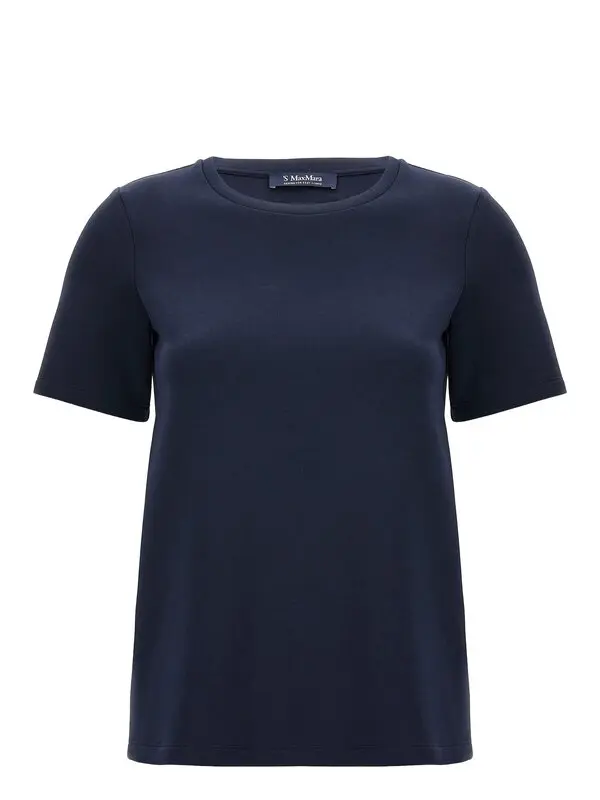 Max Mara Fianco' Crewneck T-shirt - Blue