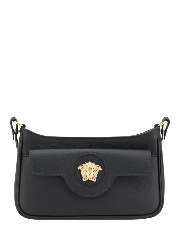 Versace Mini Medusa Shoulder Bag - Black