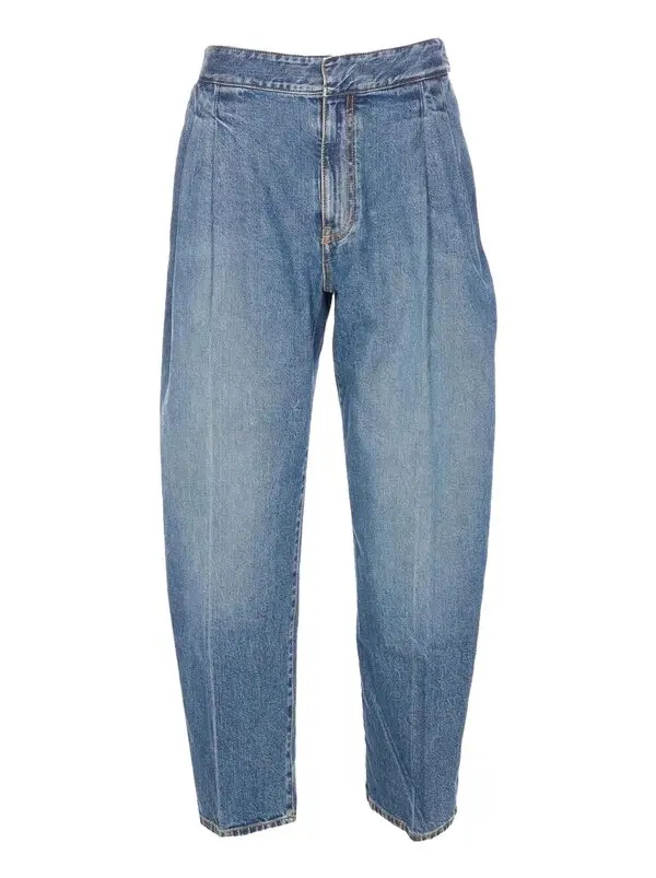 Alaïa Pleated Denim Pants - Multicolor