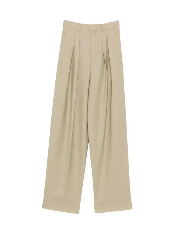 Saint Laurent Tailored Trousers - Cream