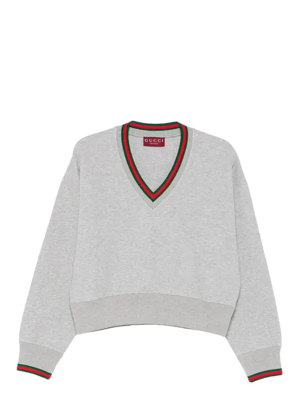 Gucci V-neck Boxy Sweater - Multicolor