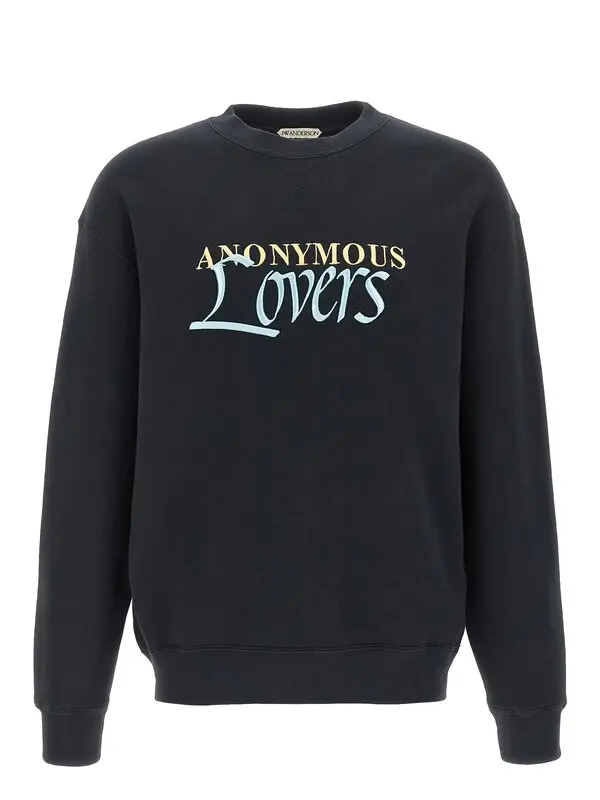 JW Anderson Anonymous Lovers' Limited Edition Sweatshirt - Black