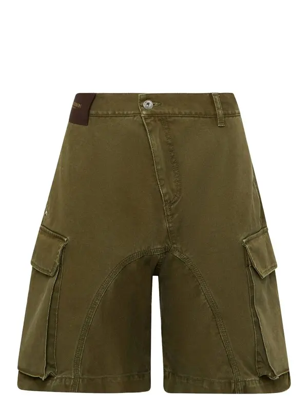 JW Anderson Twisted Patch Pocket Shorts - Multicolor
