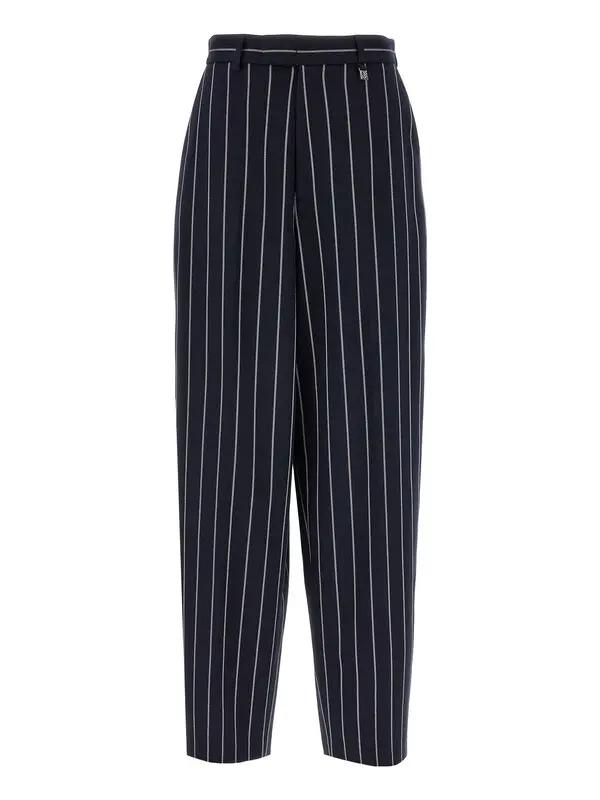 Giuseppe Di Morabito Striped Tailored Trousers - Blue