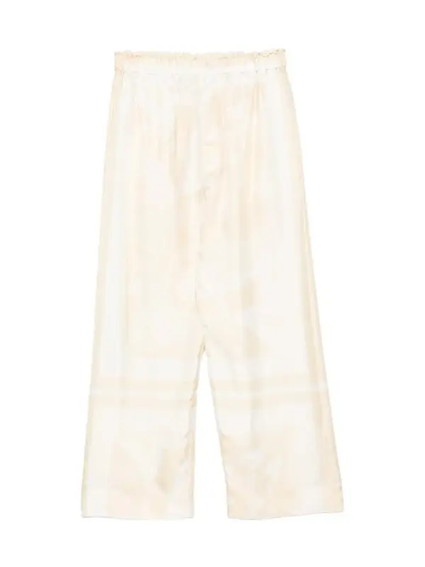 Carven Palazzo Pants - Cream