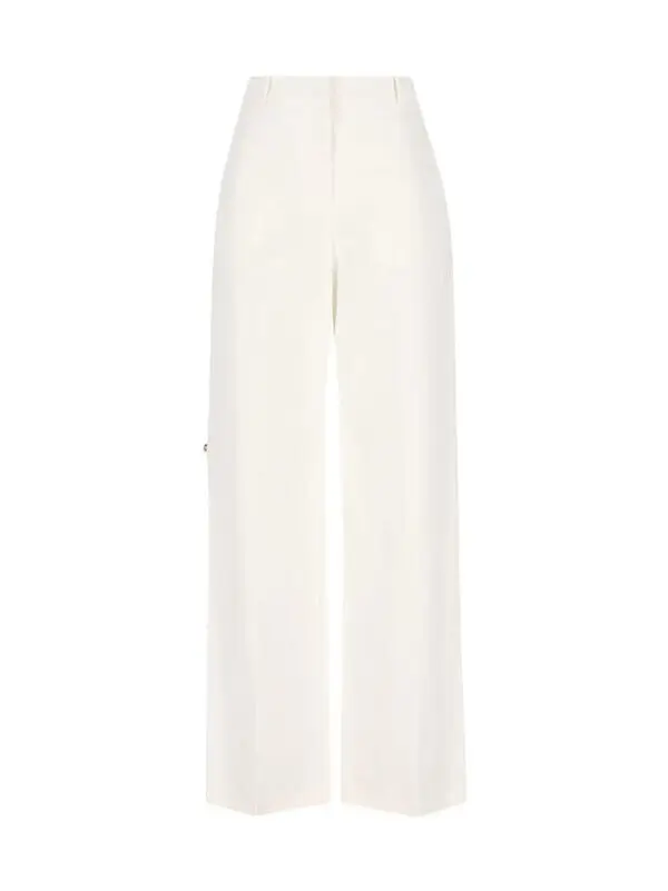 Fendi Straight Trousers - Cream