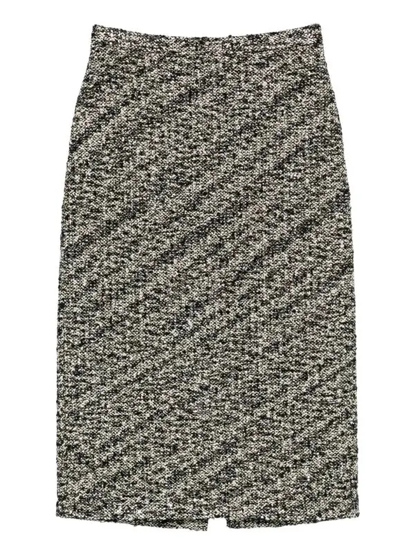 Gucci High-waisted Skirt With Metallic Fiber - Multicolor
