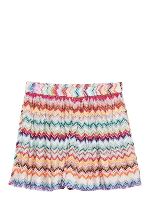 Missoni Pleated Zigzag Shorts - Multicolor