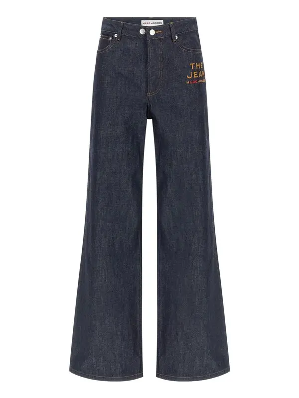 A.p.c. X Marc Jacobs Capsule "the Jean" Wide Leg Jeans - Blue