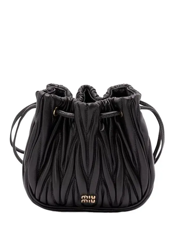 Miu Miu Matelassé Nappa Leather Pouch - Multicolor