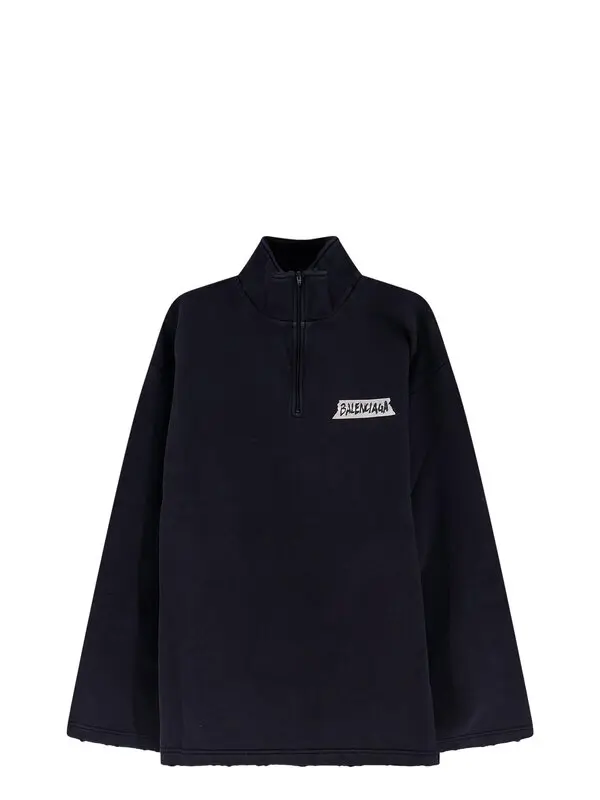 Balenciaga Cotton Sweatshirt - Multicolor