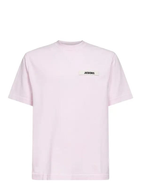 Jacquemus Pink The Gros Grain T-shirt - Multicolor