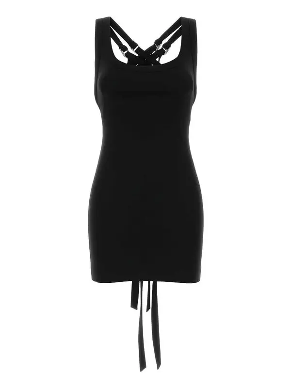 Attico Jersey Dress - Black
