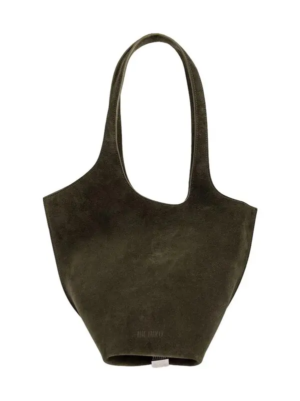 Attico Suede Tote Bag - Green