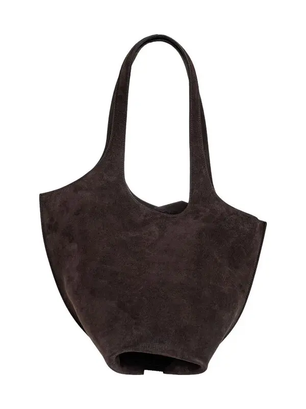 Attico Suede Shoulder Bag - Brown