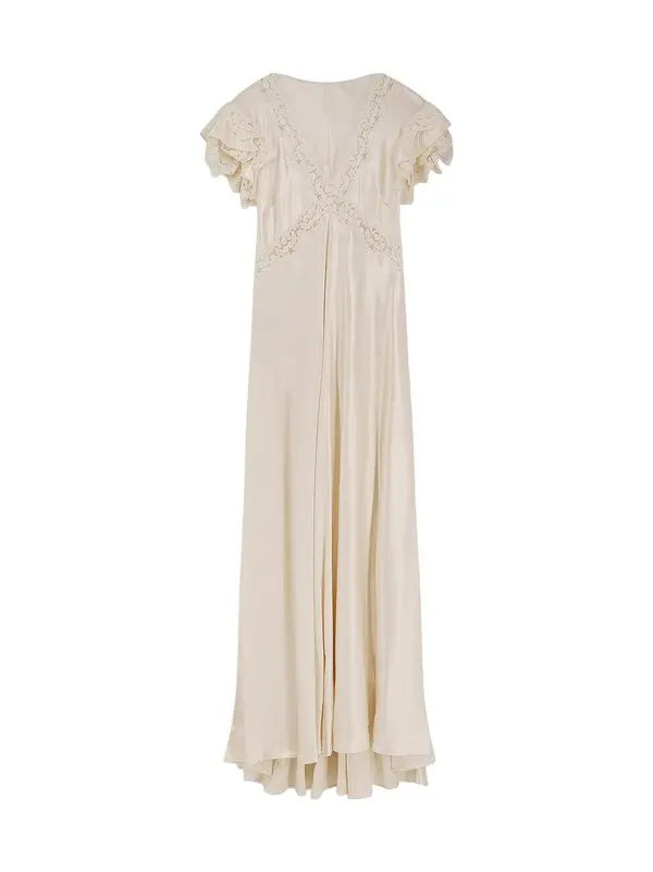 Alberta Ferretti Viscose Long Dress - Multicolor
