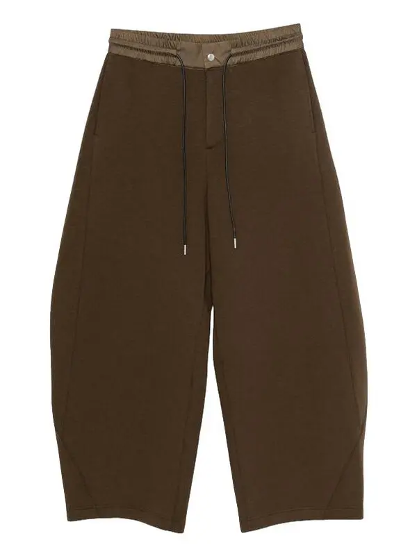 Sacai Wide-leg Trousers - Brown
