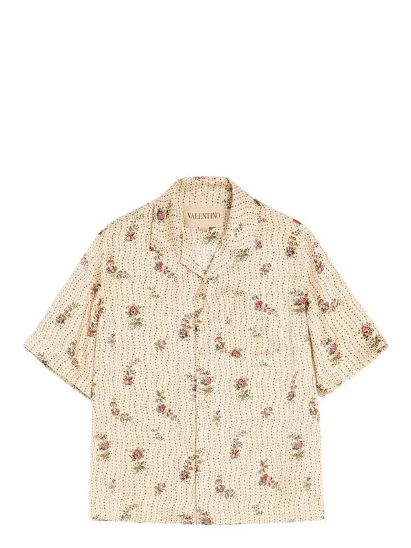 Valentino Garavani Neutrals Shirts - Cream