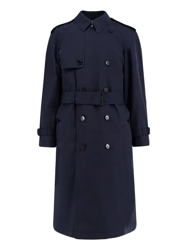 Burberry Highbury Cotton Blend Trench Coat - Multicolor