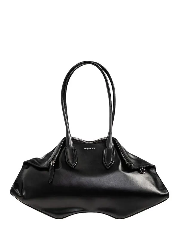 Alexander McQueen Leather Tote Bag - Black