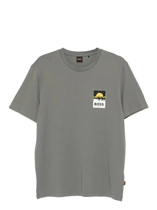 BOSS Grey T-shirts & Vests T-shirts - Gray