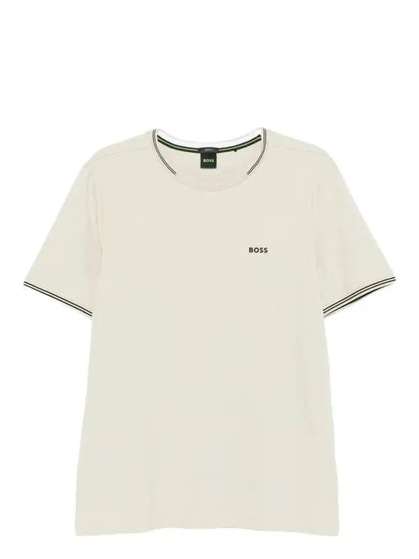 BOSS Neutrals T-shirts & Vests T-shirts - Cream