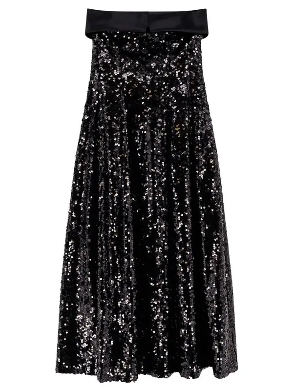 Alberta Ferretti Sequined Dress - Multicolor