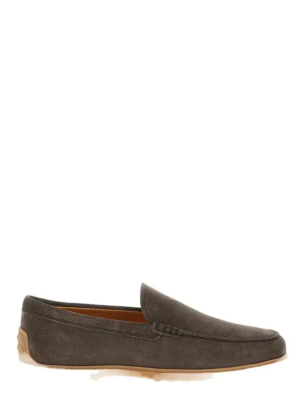TOD'S Suede Slipper Loafers - Multicolor