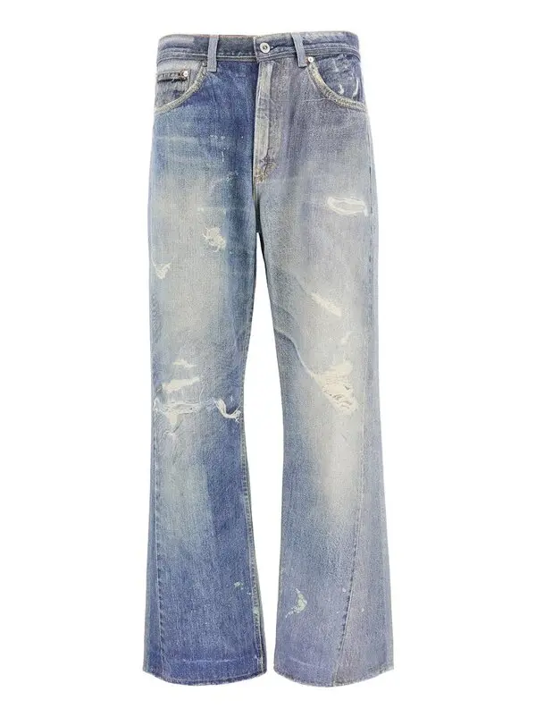 Our Legacy Third Cut Digital Denim Jeans - Multicolor