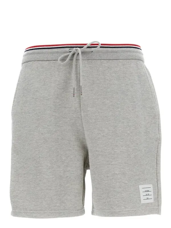 Thom Browne 4-bar Cotton Sweat Shorts - Multicolor