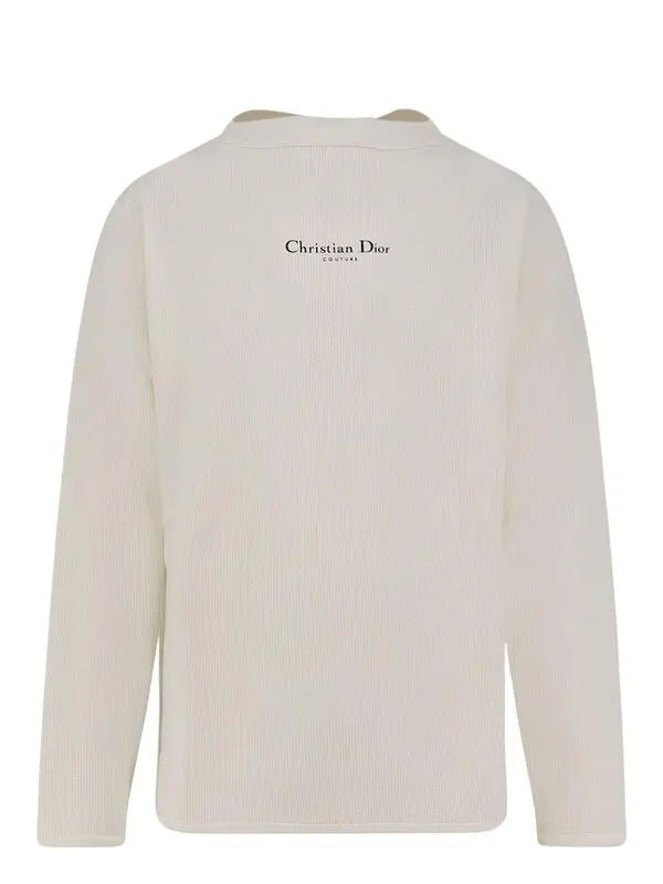 Dior Cotton And Wool Blend Sweater - Multicolor