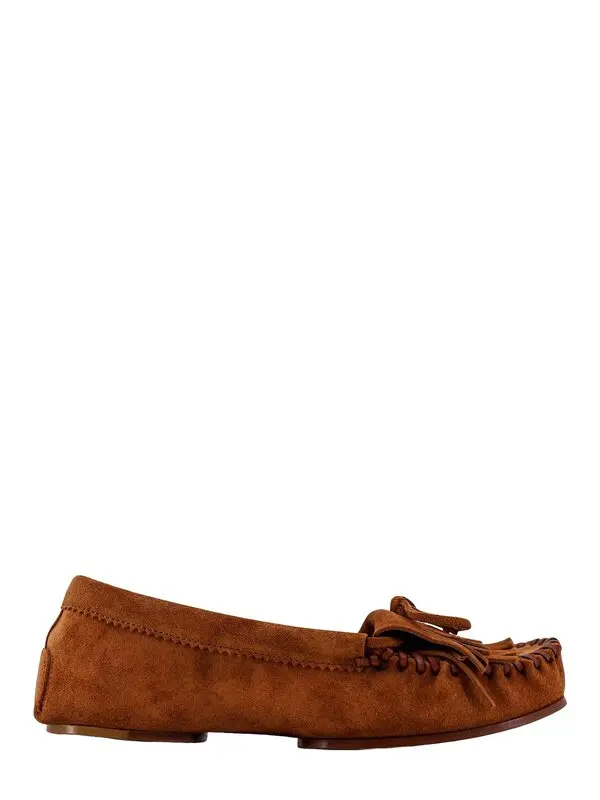 Paris Texas Suede Loafers With Tassel Detail - Multicolor