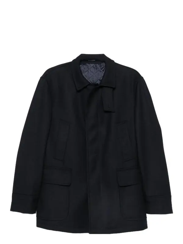 Tagliatore Single-breasted Coat - Blue