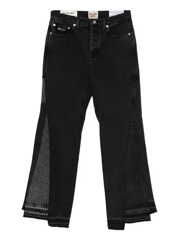 GALLERY DEPT. Wide-leg Jeans With Panelled Design - Black