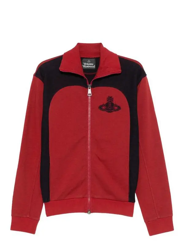 VIVIENNE WESTWOOD Panelled Organic Cotton Sweatshirt - Red