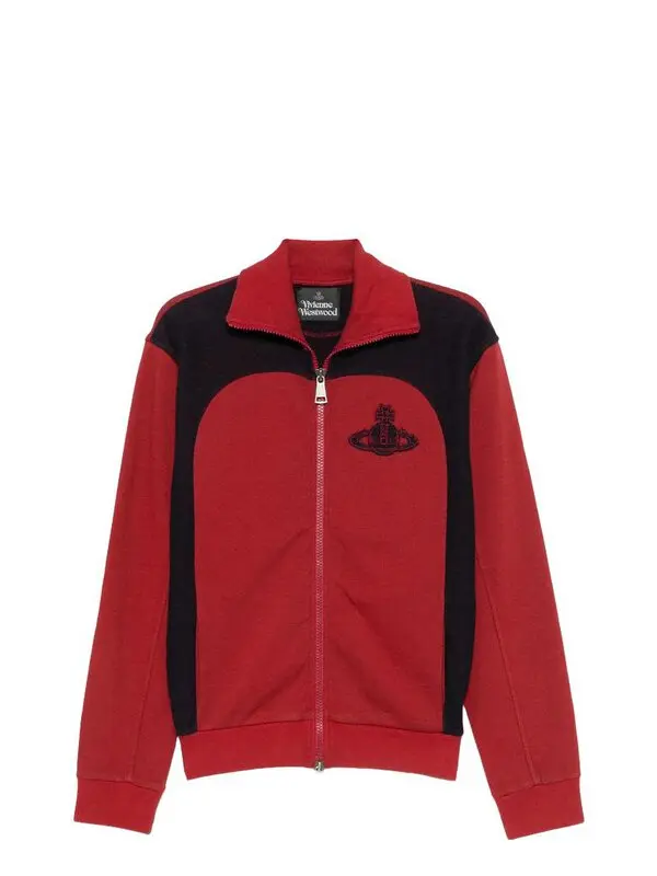 VIVIENNE WESTWOOD Panelled Organic Cotton Sweatshirt - Red