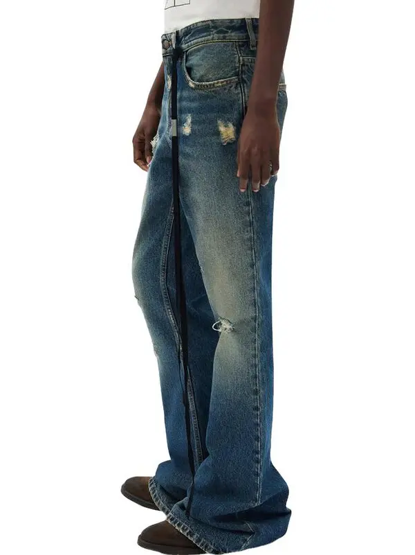 ANN DEMEULEMEESTER Bootcut Jeans - Blue